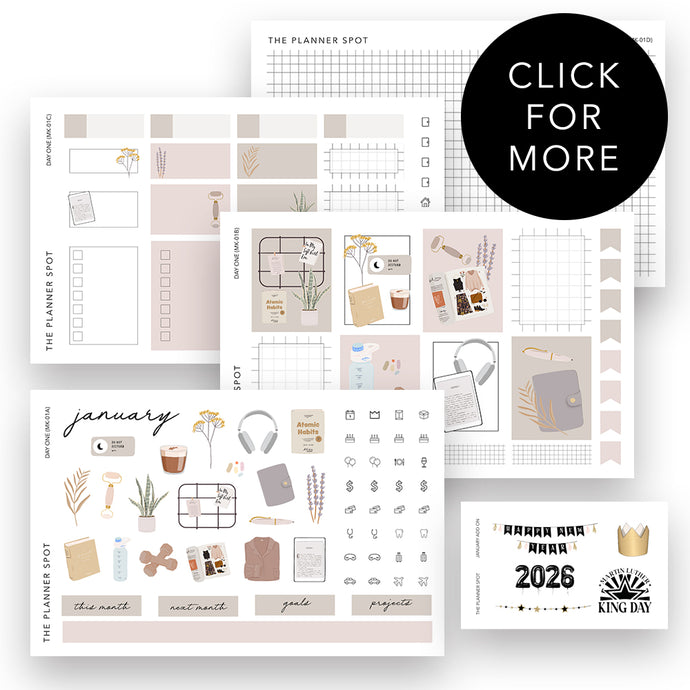 Monthly Sticker Kits – the planner spot