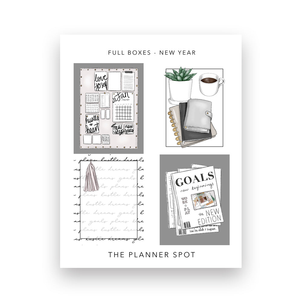 Decorative Stickers -Goals – the planner spot