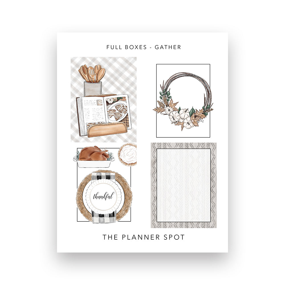 Decorative Stickers - Gather – the planner spot