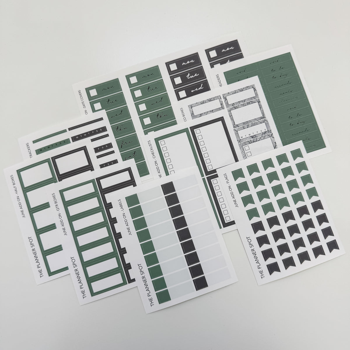 Monthly Sticker Kit Add Ons - June "Shine" – the planner spot